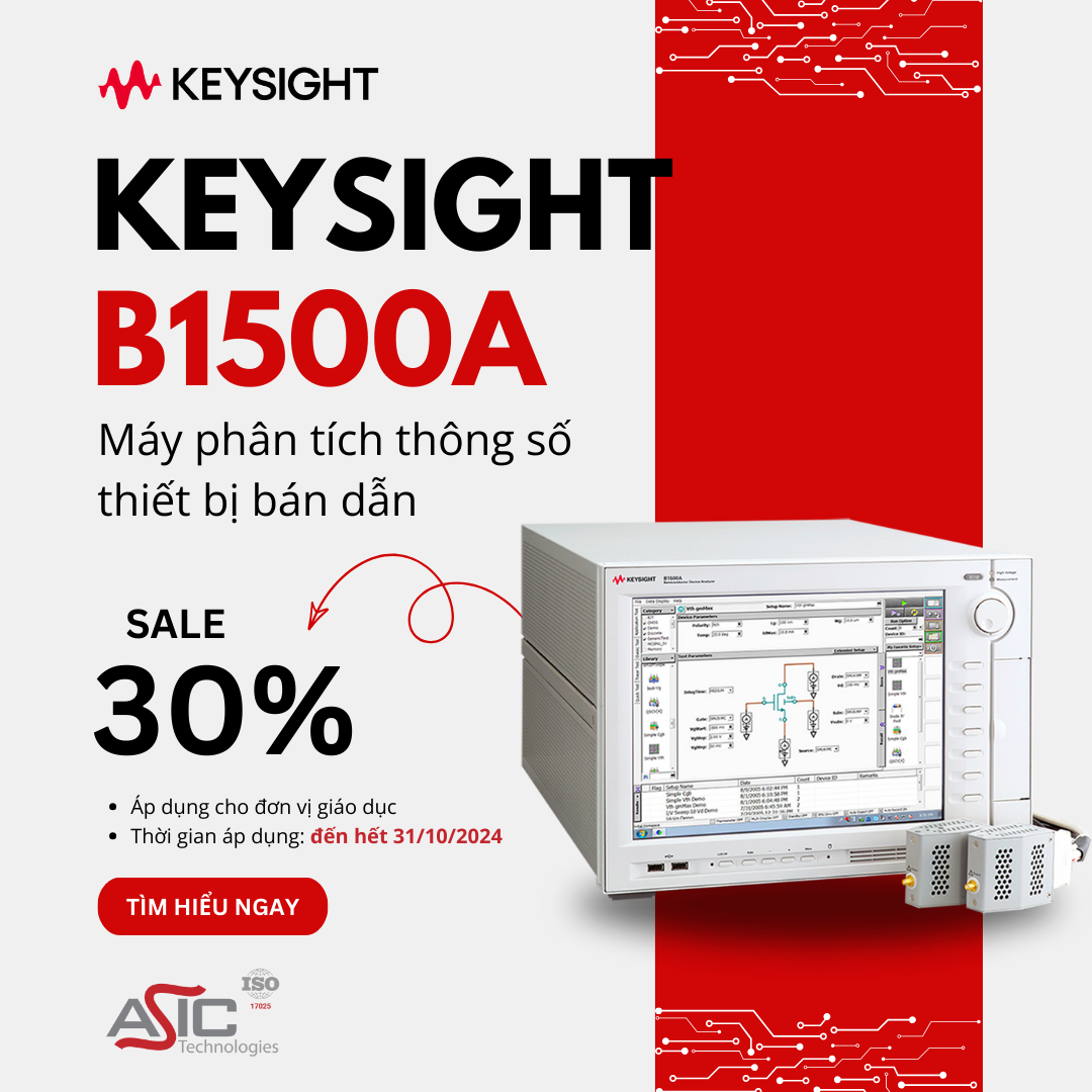 Ưu đãi 30% cho Máy phân tích thông số thiết bị bán dẫn Keysight B1500A ...